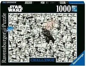 Ravensburger Challenge Puzzle: Star Wars / 1000 dílků / 70 x 50 cm / o