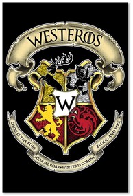 Gario Obraz na plátně Hra o trůny, Westeros - Dr.Monekers Rozměry: 40 x 60 cm