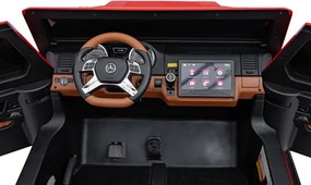 Elektrické autíčko Mercedes Benz MAYBACH G650 STRONG červené