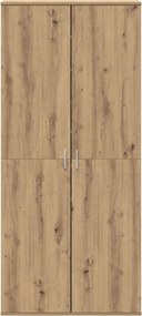 Vysoký bufet 80 x 39 x 178 cm Kompozitní dřevo Dub artisan 3365571