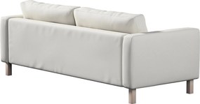 Potah na pohovku IKEA Karlstad, 3-místná, rozkládací barva šedá látka pletený vzor