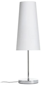 RENDL R14049 NYC/CONNY stolní lampa, dekorativní Polycotton bílá/chrom