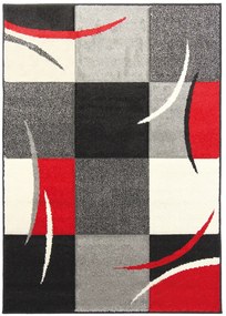 Oriental Weavers, Kusový koberec Portland 3064 PH2 V, 67x120, červená, chodba / předsíň