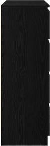Příborník Černý dub 100x35x99 cm Dřevěná konstrukce 3328490