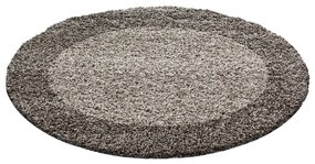 Ayyildiz Kusový koberec LIFE 1503, kulatý, Taupe Rozměr koberce: 160 cm KRUH