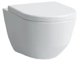 Laufen Pro - Závěsné WC Compact, 490x360 mm, Rimless, bílá H8209650000001