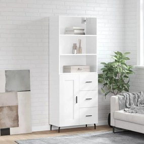 vidaXL Skříň highboard 69,5 x 34 x 180 cm kompozitní dřevo [3190039] Barva: Betonová šedá