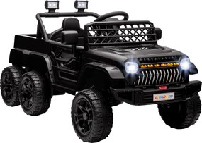 Dětské elektrické auto AIYAPLAY, Dětský elektrický bugin, 4x4 a 2x2 režimy, s dálkovým ovládáním 2.4Ghz, 2 x 12V motory, 3 rychlosti, zadní přívěs, hu