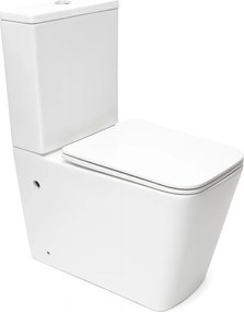 WC kombi komplet SAT Infinitio včetně prkénka softclose, vario odpad SATINF032SREXVPSN