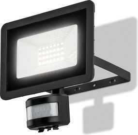 Livarno® Venkovní LED reflektor s pohybovým senzorem (černá)