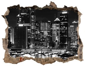 Wallmuralia Fototapeta díra na zeď 3D Sydney noc 95x64 cm