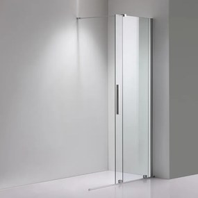 BPS-koupelny Posuvná bezrámová sprchová zástěna HYD-ATA 150 chrom/transparent - bez vaničky