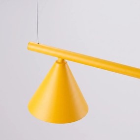 Sollux Lighting Lustr NOX 4L žlutý