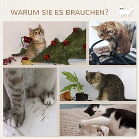 PawHut šplhací stěna pro kočky 4 ks, škrabadlo pro kočky se šplháním, schody pro kočky, houpací síť, skákací deska, nástěnné škrabadlo pro kočky do 5…