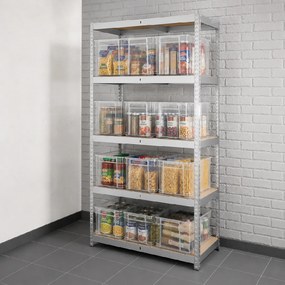 Keeeper Úložný box pro domácnost i dílnu, BRUNO XL, 28L, 43 x 35 x 24 cm, transparentní