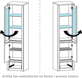 Obývací stěna s komodou MONTANA | 320 + 130 cm | dub trufla