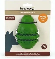 Beeztees Sumo Play Dental M zelená / Hračka pro psy / 9x9x12cm