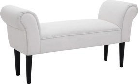 HOMCOM Čalouněná lavice na konci postele s opěrkami pro ložnici, obývací pokoj a chodbu 102x36x51 cm, nosnost 130 kg | Aosom