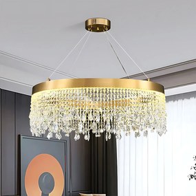 Toolight Toolight, LED stropní osvětlení 60cm, 24W, 4000K, APP1731-1CP, zlatá, OSW-04342