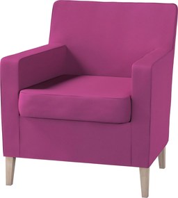 Potah na křeslo IKEA Karlstad barva růžová látka pletený vzor