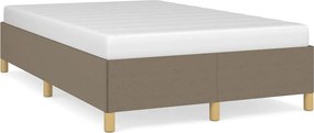 Rám postele bez matrací taupe 120x190 cm textil 3269642