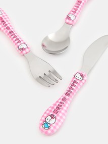 Sinsay - Sada příborů 3 baleni Hello Kitty - růžová