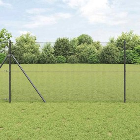 Zemní upevnění svařované drátěné ploty 10 x 1,2 m Šedá Síťovina 3351813