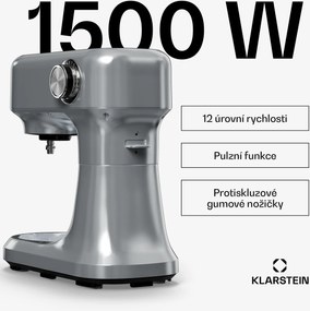 Klarstein Bella Evo kuchyňský robot | planetární míchací systém | 3 nástavce na mixování | 1500 W | 5 l