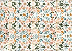 Bellatex Přikrývka  Kemping PLUS 150x200 cm Louka Růžová,Zelená,Bílá