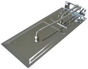 Mereo Mereo, Talířová sprcha horní, s vodopádem, hranatá 500 x 200 mm, nerez, CB495N