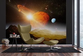 Fototapeta na míru Zářivý Saturn | Vliesová fototapeta na zed' | DFTNS1283
