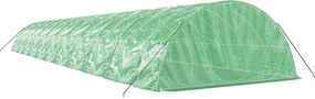 Skleník s ocelovým rámem zelený 110 m² 22 x 5 x 2,3 m 3188092