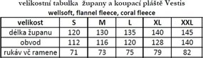 Luxusní župan ALTA hřejivý Vining Ivy unisex 21 43 6479 - L