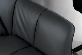 Designová otočná židle Vallerina černá