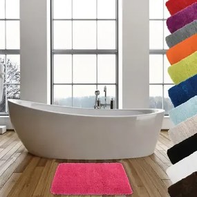 MSV MICROFIBER růžová / Koupelnová předložka / 50 x 70 cm / polyester