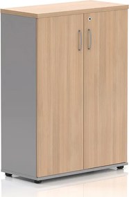 Střední skříň Visio LUX 80 x 38,5 x 113 cm, dub
