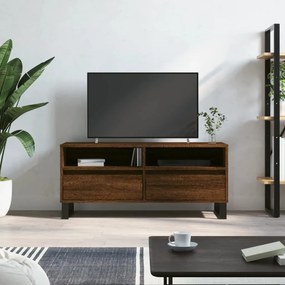 vidaXL TV skříňka 100 x 34,5 x 44,5 cm kompozitní dřevo [831245] Barva: hnědý dub