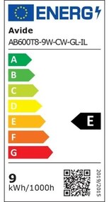 Prémiová skleněná LED zářivka T8 9W 1130lm 60cm, studená, STARTÉR ZDARMA