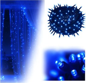 Vánoční světýlka vnitřní modré 300 LED