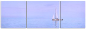 Obraz na plátně - Plachetnice na moři - panoráma 5248C (120x40 cm)