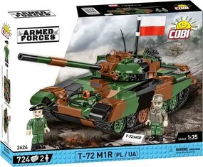 COBI 2624 Armed Forces T-72 M1R (PL/UA) / 724 kostek / 2 figurky / 1:3