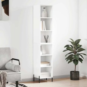 vidaXL Skříň highboard 34,5x32,5x180 cm kompozit [3189838] Barva: Bílá