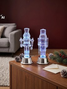 Sinsay - Sada vánočních LED dekorací ve tvaru louskáčků 2 pack - bílá