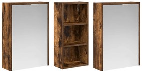 Sada koupelnových skříněk 3 ks 116 x 16 x 62,5 cm 3403812