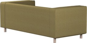 Potah na pohovku IKEA  Klippan 2-místná barva zelená látka pletený vzor
