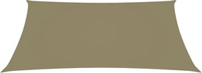 vidaXL Stínící plachta oxfordská látka obdélníková 5 x 7 m [135165] Barva: Bílá