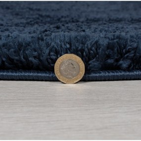 Flair Rugs koberce Kusový koberec Shaggy Teddy Navy - 80x150 cm