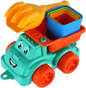 TEDDIES Sada na písek s autem 6 ks / Sada na písek / Plast / 12m+
