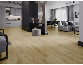 Mexen Charter Oak, vinylová podlaha 1227 x 187 mm LVT Dryback 2,5 mm, PVC podklad, 4stranná V-drážka, dub, F1322-1227-187-255-4V1-01