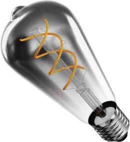LED žárovka DECO SMOKED ST64 teplá bílá